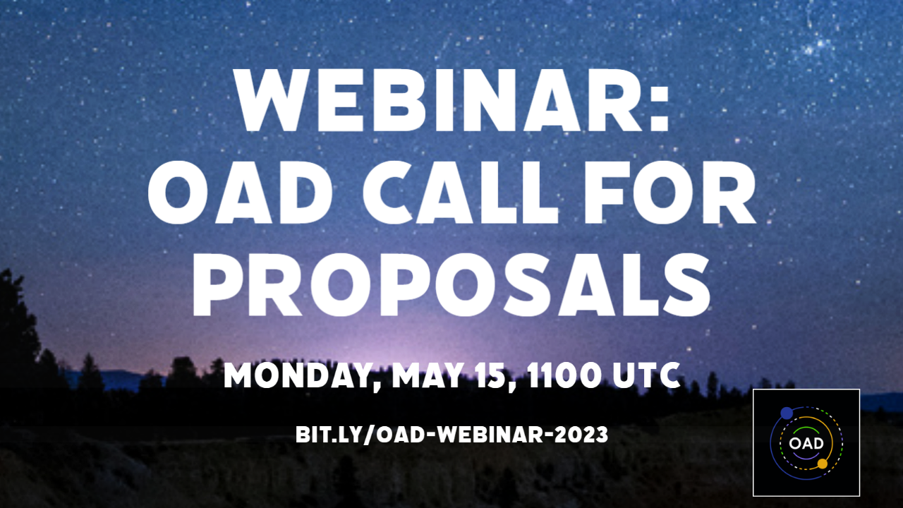 Webinar: 2023 OAD Call for Proposals